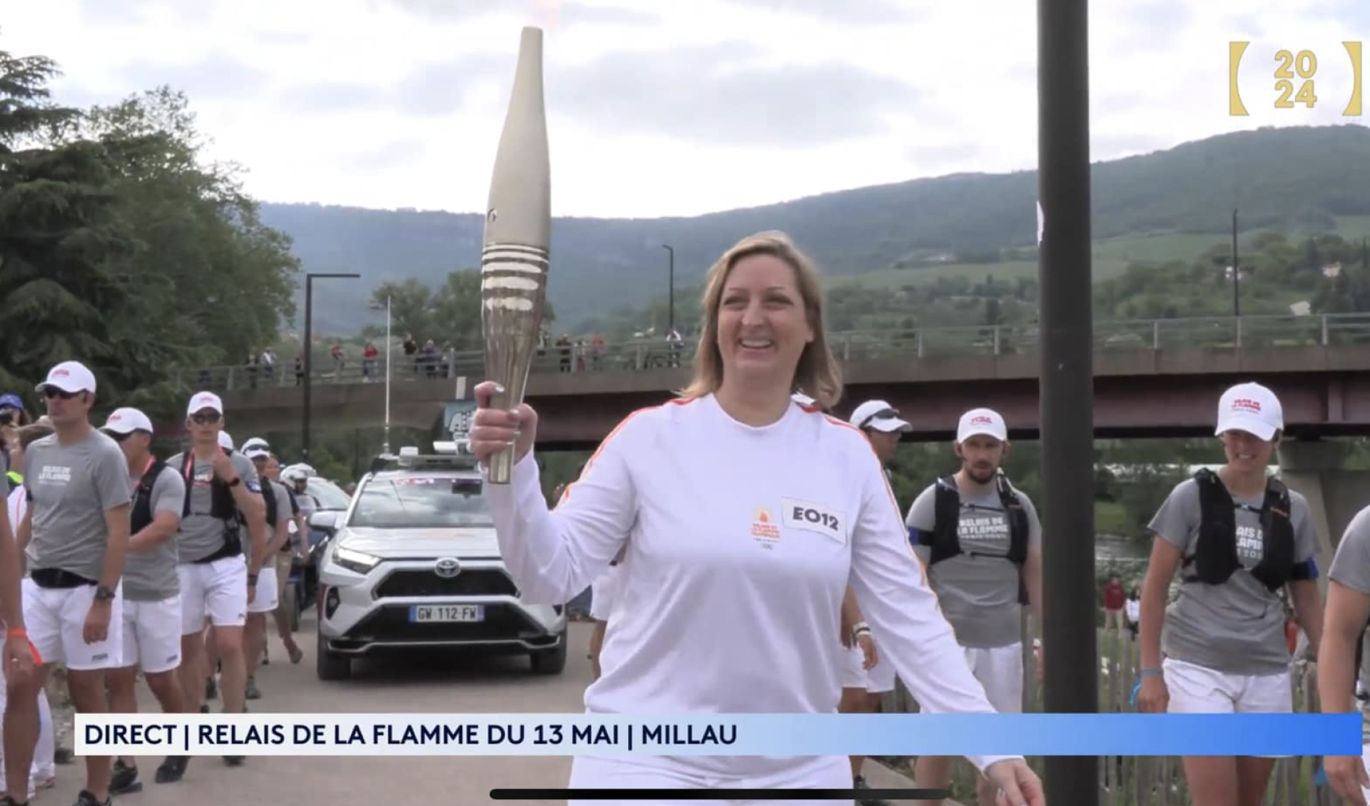 Porteuse de la flamme olympique et militante de la lutte contre le ...