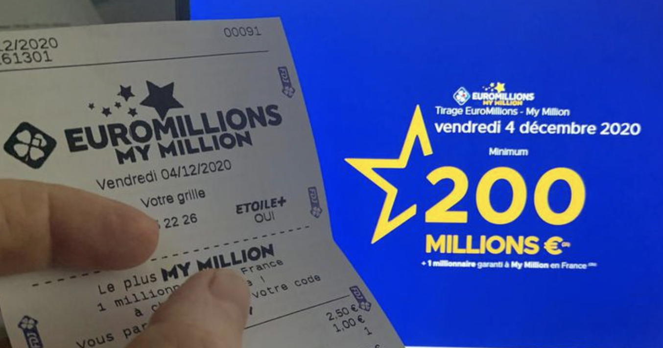 EuroMillions, le jack pot de 200 millions d'euros remis en jeu. - info ...
