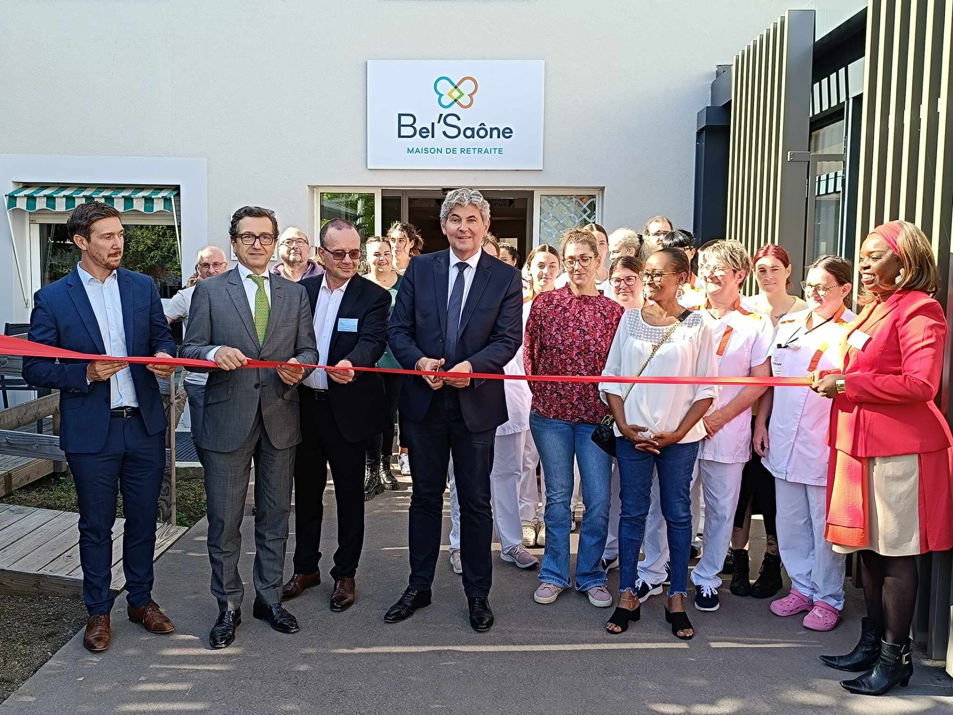 7 millions d'euros d'investissement, Korian Bel'Saône inaugure les ...