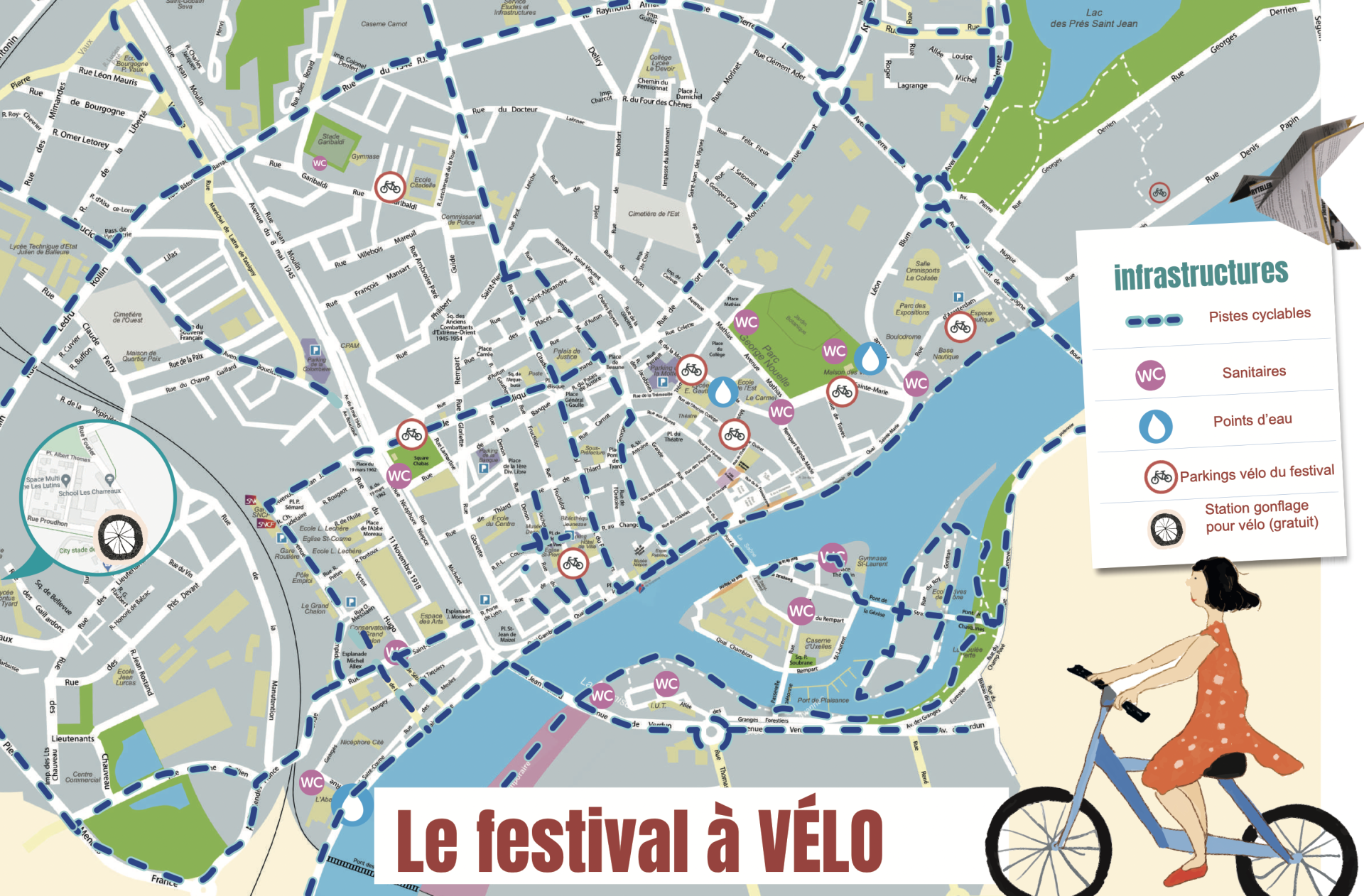 CHALON DANS LA RUE 2023 - Si vous avez prévu d'y aller en vélo - info ...