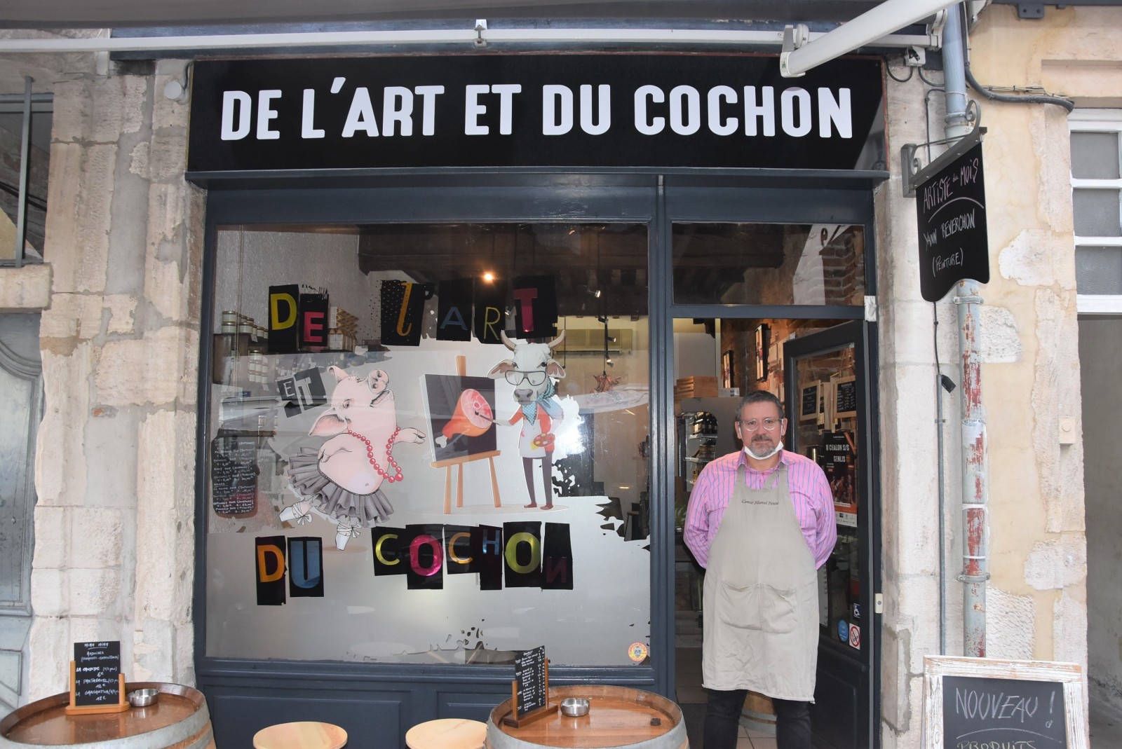 Nouveau commerce à Chalon-sur-Saône : ‘De l’Art et du Cochon’, une ... Nouveau commerce à Chalon-sur-Saône : ‘De l’Art et du Cochon’, une ...
