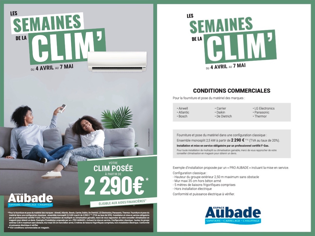 N’attendez pas d’avoir trop chaud pour penser à climatiser ! Profitez ...
