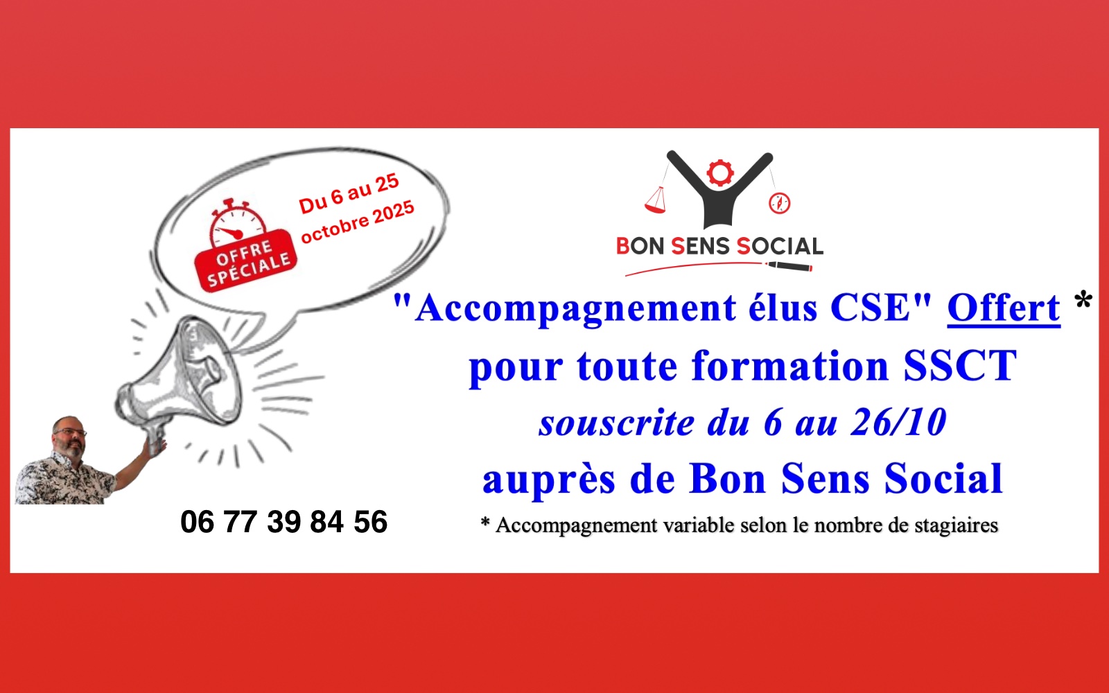 BON SENS SOCIAL : OFFRE SPÉCIALE "Formation CSE - SSCT" (Santé Sécurité ...