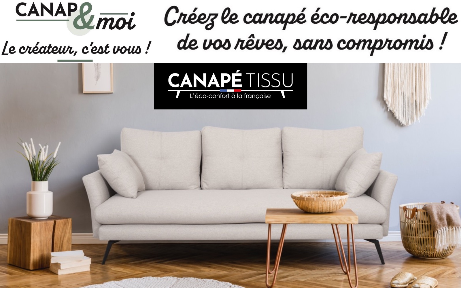 CONFIGUREZ votre CANAPÉ vous-même ! CANAPÉ TISSU s’occupe de la ...