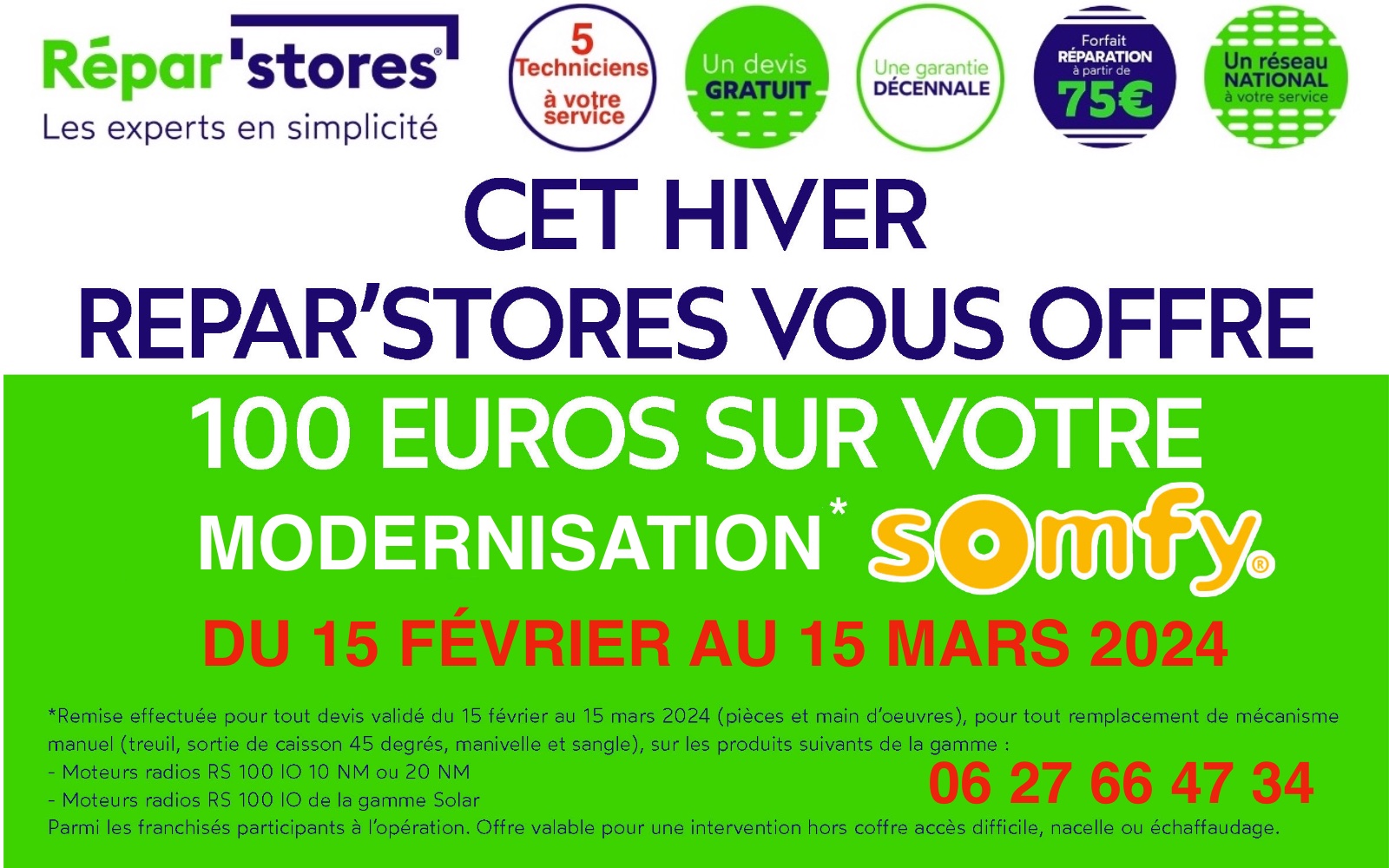 Envie de moderniser vos volets roulants ? Contactez Répar’stores ! 100 ...