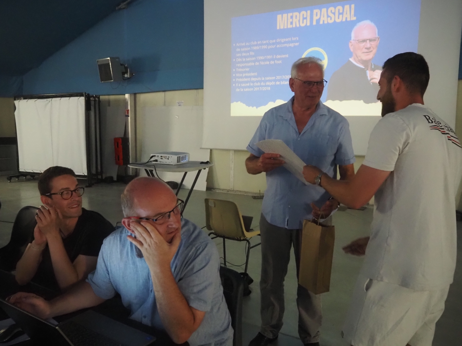 FC CHALON - Une très vive émotion autour du départ de Pascal Jacques ...