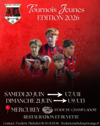 Les 20 et 21 juin, le football jeunes a rendez-vous à Mercurey avec son ...